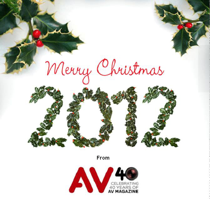 Happy Christmas from AV Magazine | AV Magazine