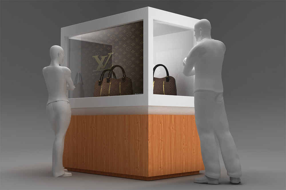 Crystal Displays shows touchscreen transparent LCD display at ISE 2013 ...