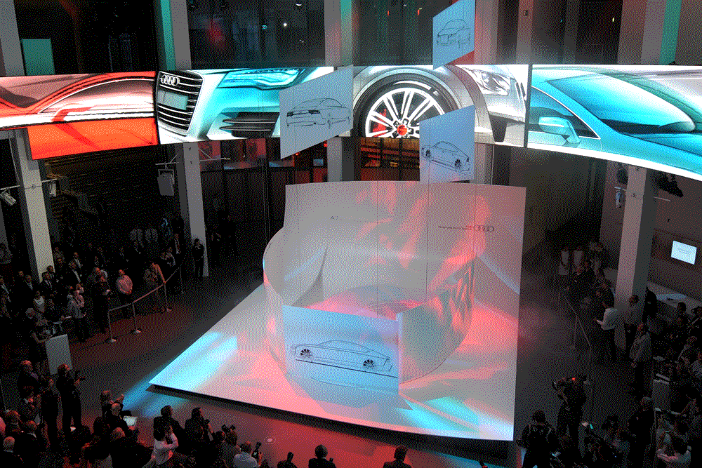 Creative Technology provides av for Audi A7 launch | AV Magazine