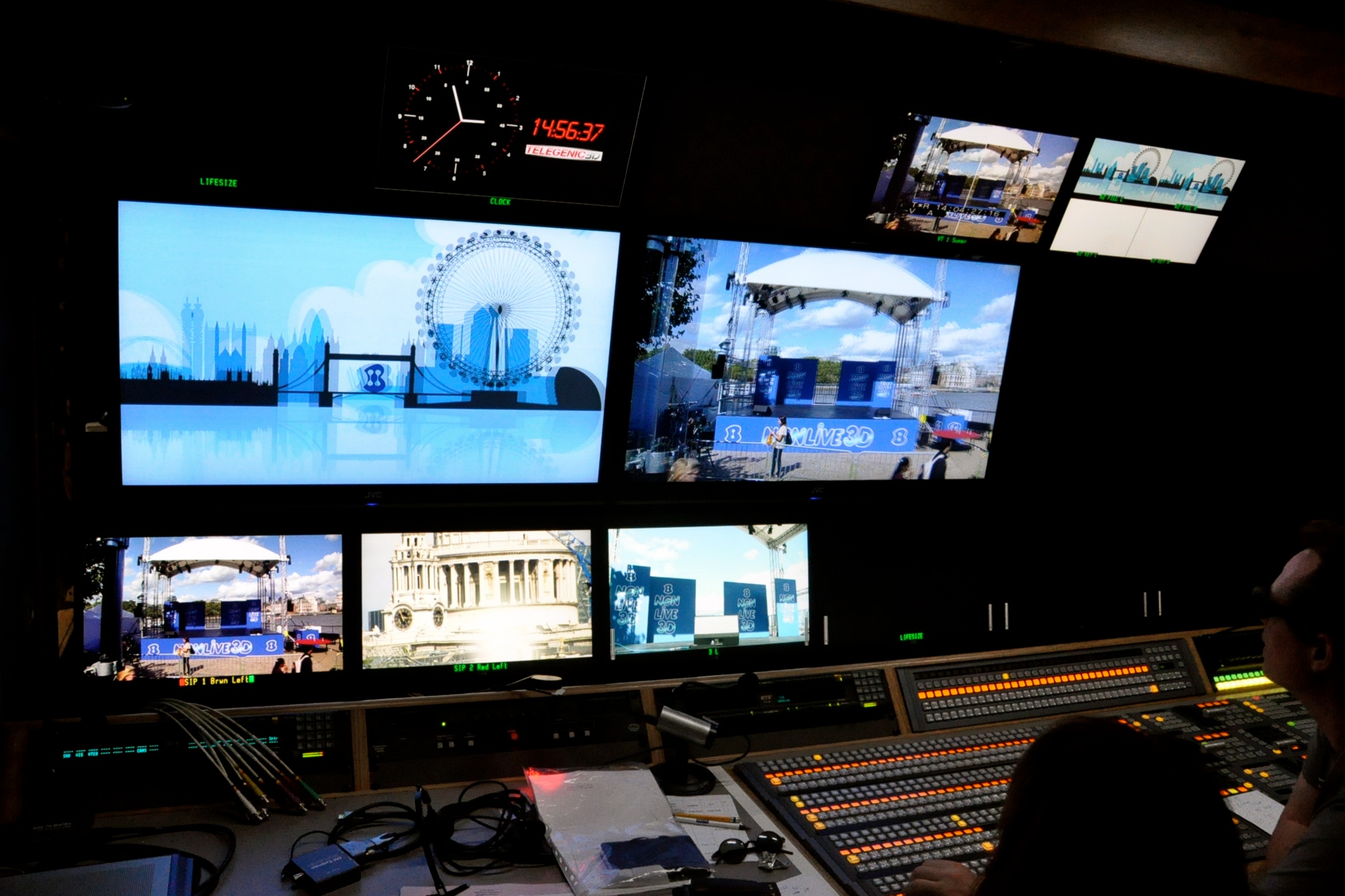 Telecommunications group Bezeq broadcasts live 3D circus show from ...