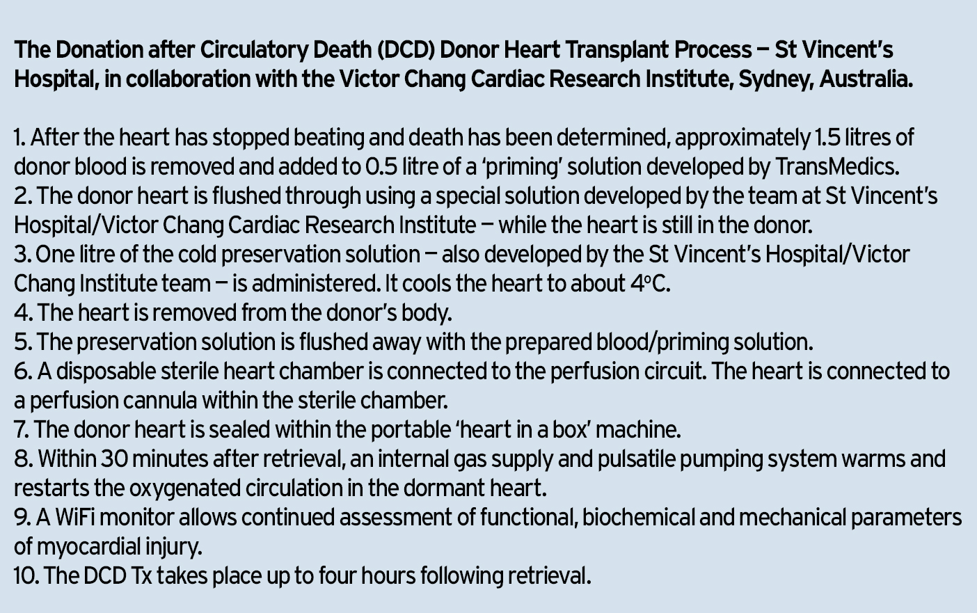The birth of 'dead heart' transplants