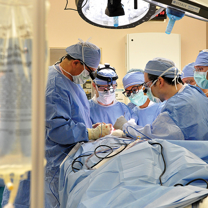 Face to face with groundbreaking surgery