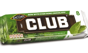 New pack design and more chocolate for Club biscuits