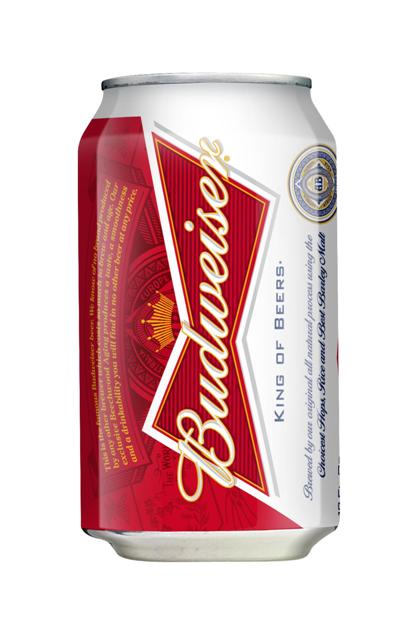 Budweiser unveils new 'bowtie' design