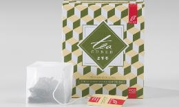 United By Design creates optical look for cubed tea brand