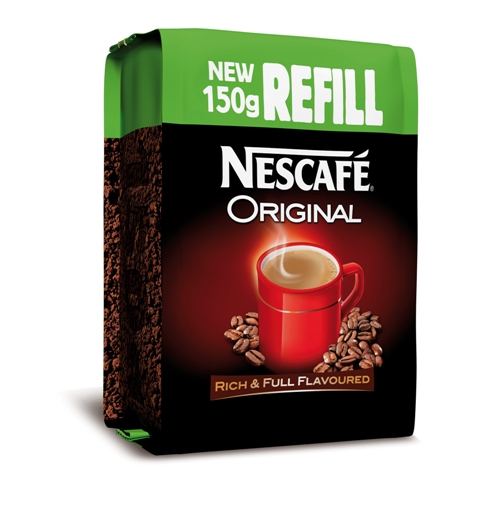 Nescafé launches compact refill pack