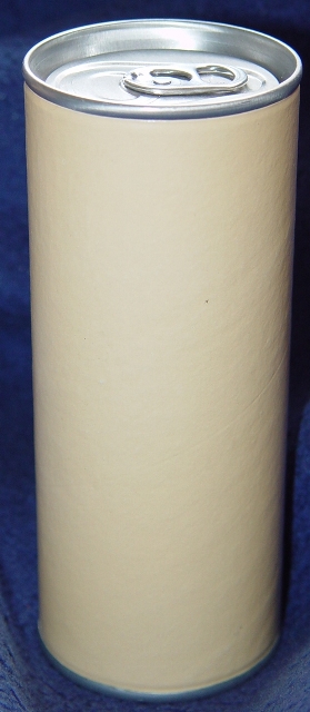 Cardboard can targets soft drinks