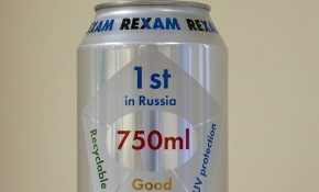 Rexam launches Europe's first 75cl can for Russian beer market