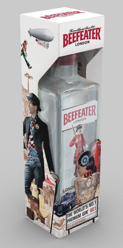 Beefeater unveils limited-edition London heritage packs