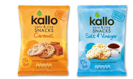 Pearlfisher designs Kallo's new corn snack packs