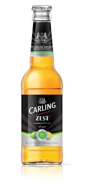 Carling aims to reach summertime drinkers with refreshed pack