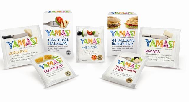 BOS creates identity and packaging for Yamas cheese