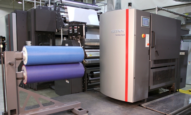 Precision Press installs world's first Goss Sunday Vpak press