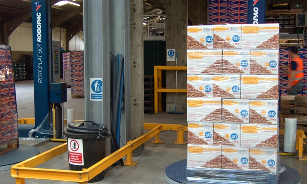 Potato supplier turns to Aetna for pallet wrapping kit