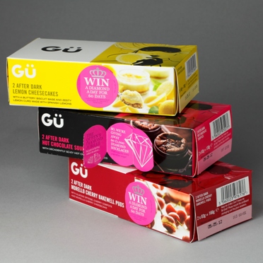 Denny Bros' Fix-a-Form used in Gü Pud promotion