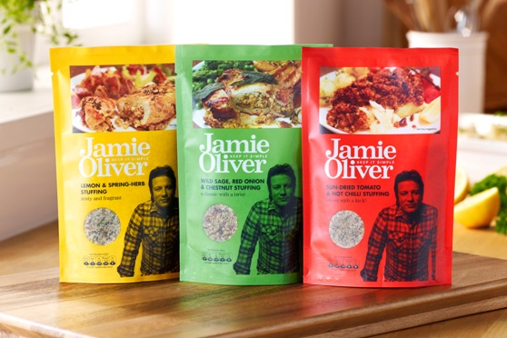 NXL designs packaging for Jamie Oliver products