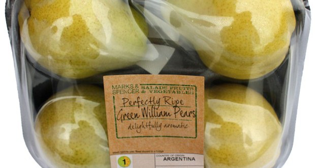 M&S aims for long-lasting pears in new pack