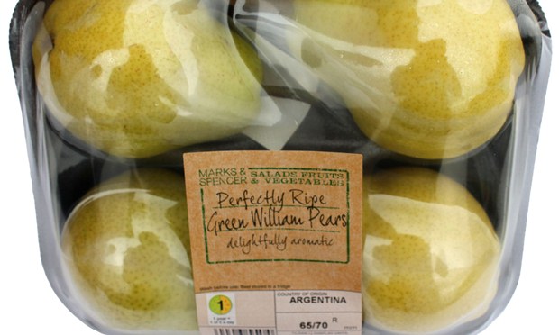 M&S aims for long-lasting pears in new pack
