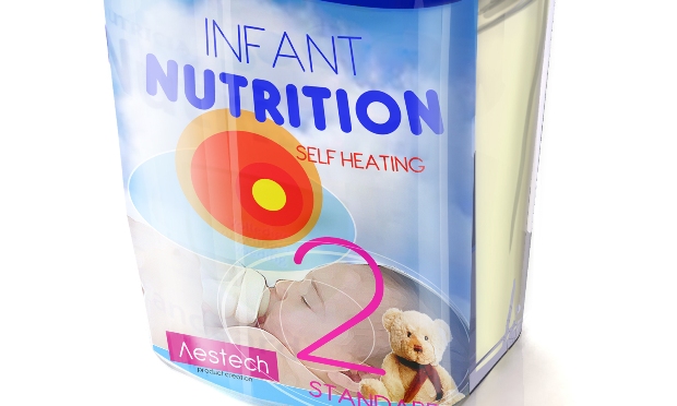 Dutch start-up produces self-heating packaging for baby formula