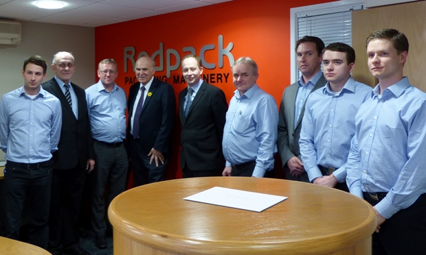 Vince Cable visits Redpack