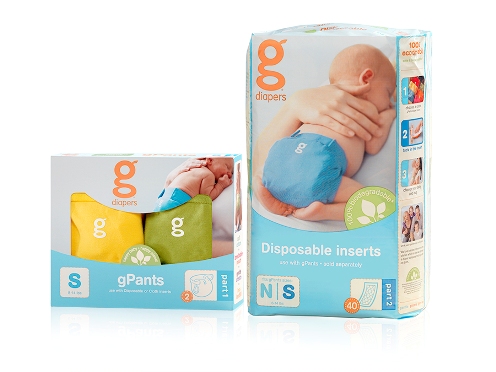 Blue Marlin gives gDiapers a green new look