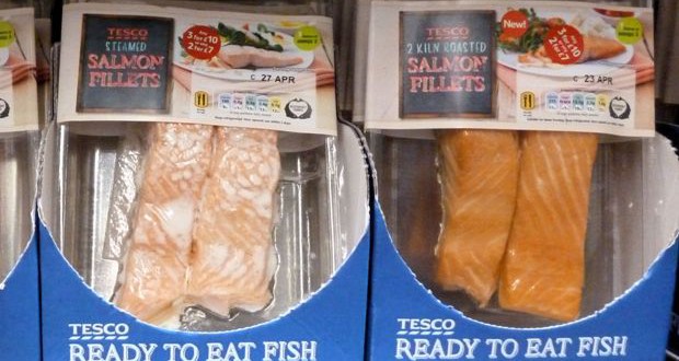 TRM unveils new shelf ready pack for Tesco’s fish category