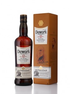 Distinctive new bottles for whisky brand Dewar's