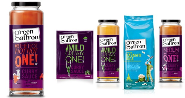 Bluemarlin designs packaging for Green Saffron spices