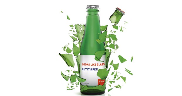 Sidel launches PET beer bottle with glass look