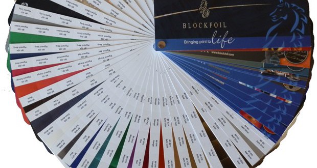 Ordering made easier with Blockfoil shade card
