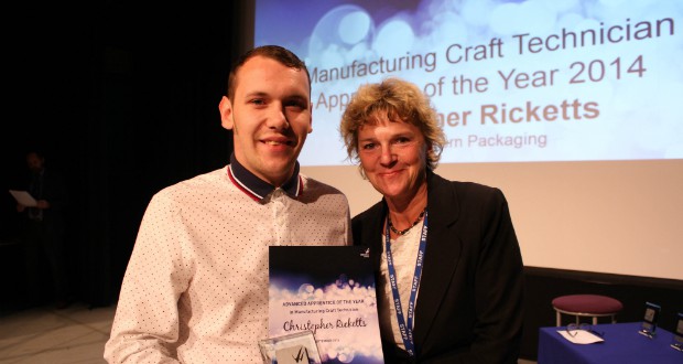 GWP employee wins Apprentice of the Year award