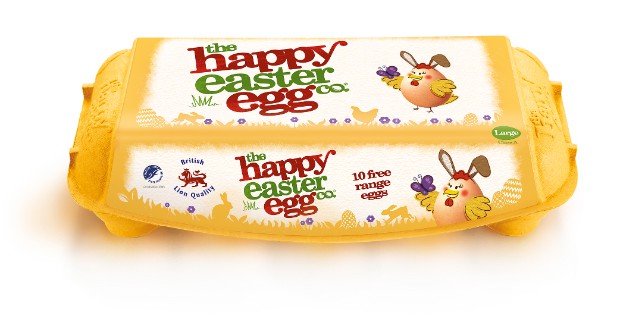 Happy Egg Co. carton gets Easter makeover