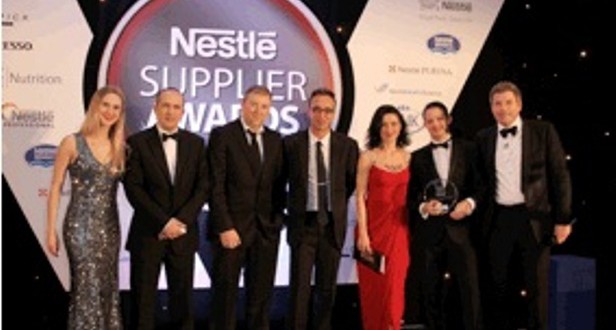 Schawk handed supplier award from Nestlé