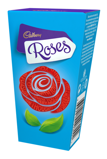 New look for Cadbury's Roses pack