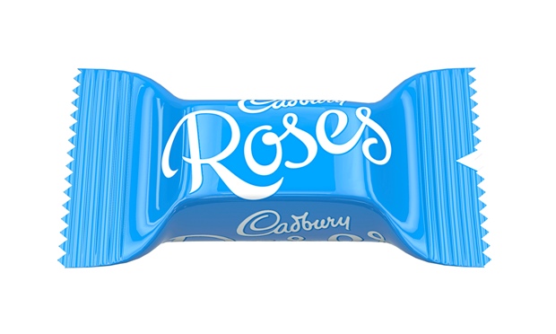 New look for Cadbury's Roses pack
