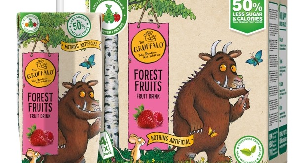 Hornall Anderson designs The Gruffalo Feasting packs