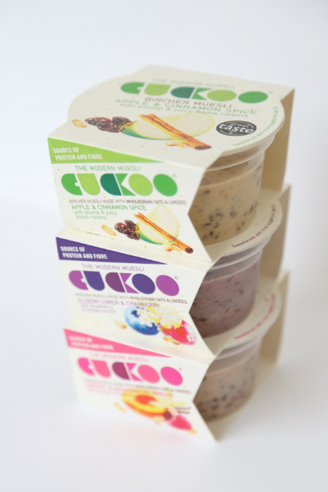 Muesli brand Cuckoo rebrands and signs deal with catering service