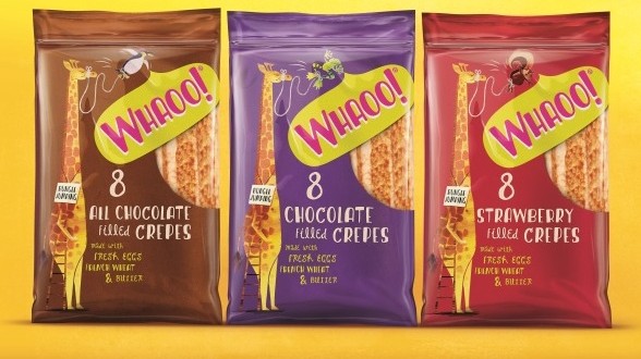 Bluemarlin designs Whaoo! French filled crepes packs | Packaging News
