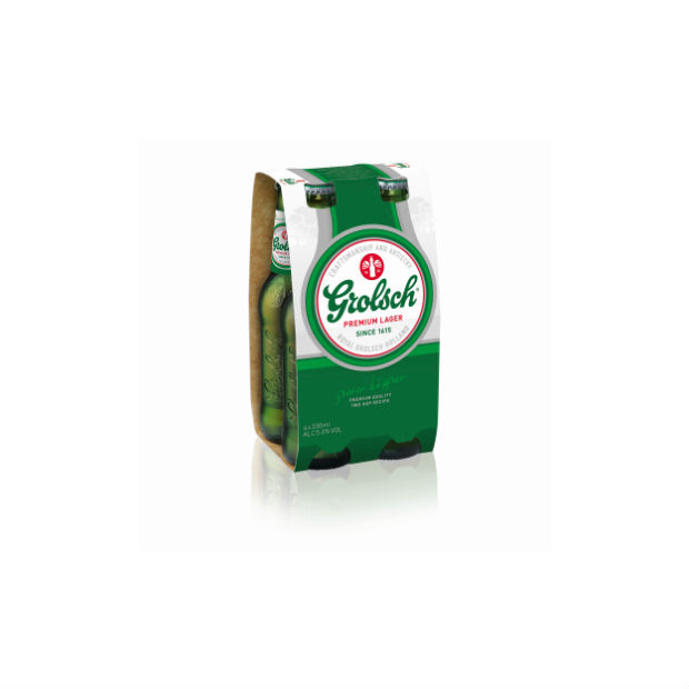 Grolsch unveils new packaging across lager range