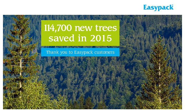 Eco-friendly Easypack saves over 100,000 trees in a year