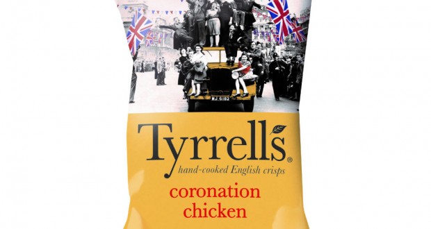 Tyrrells launches limited edition Coronation Chicken crisps