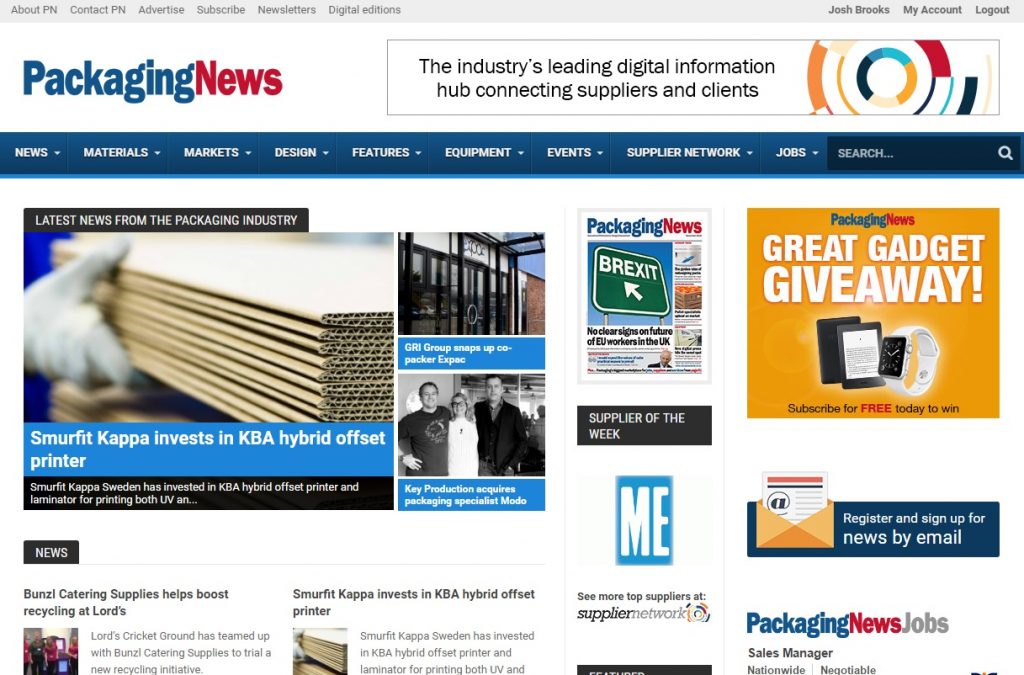 Advertise :: Packaging News