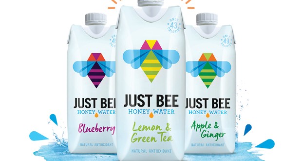 B&B studio rebrands premium ‘honey’ water Just Bee