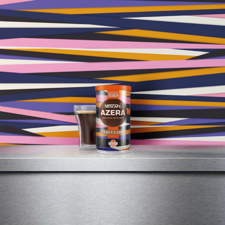 Twelve designs limited edition Nescafé Azera tins with help from students