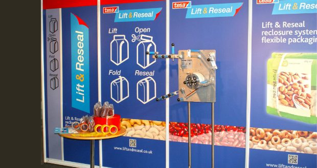 Packaging Innovations London 2016 | Lift & Reseal among Tesa UK displays