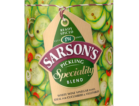 Parker Williams creates label for Sarson’s new vinegar