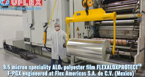 Uflex engineers thinnest PET ALOx speciality film