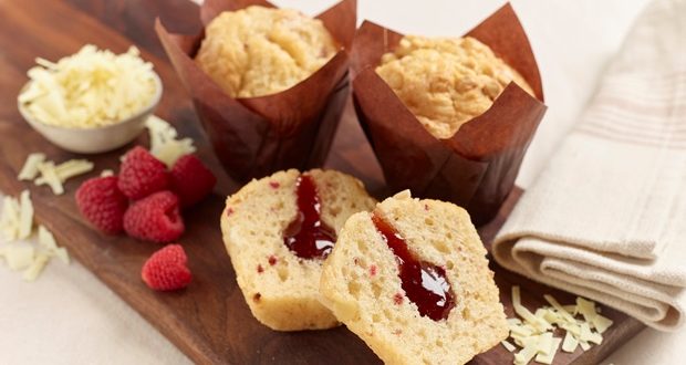 i2r delivers muffin wraps for Flower & White bakers
