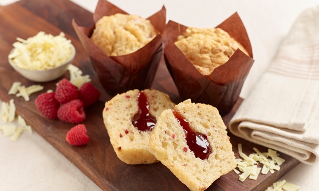 i2r delivers muffin wraps for Flower & White bakers