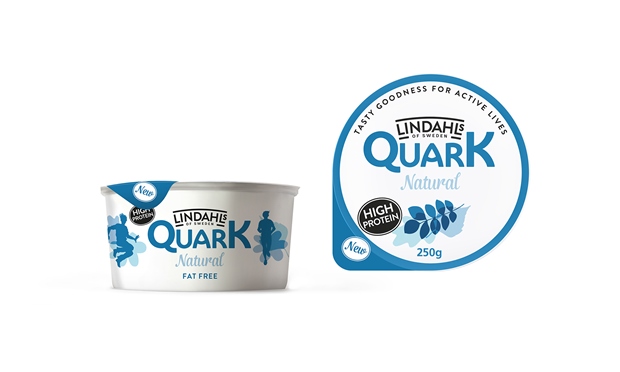 Swedish quark brand launches in the UK with design by Hornall Anderson